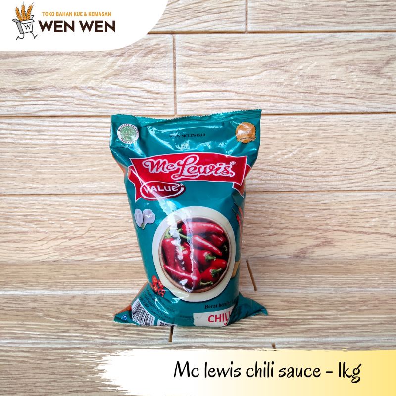Jual Mclewis Chili Sauce 1kg | Shopee Indonesia