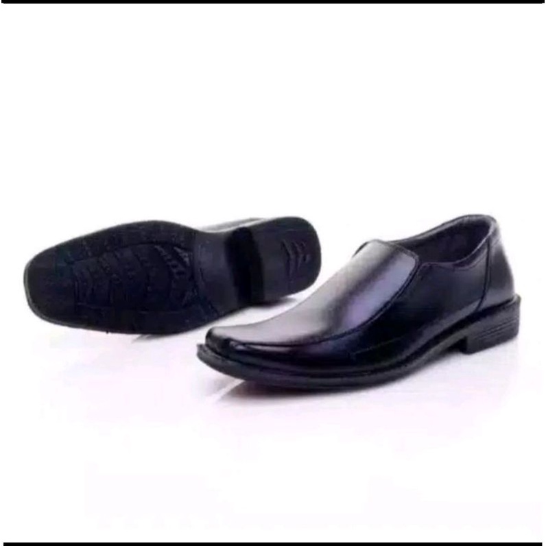 Jual sepatu Pantopel pria / Sepatu kantor hitam/ Sepatu formal pria ...