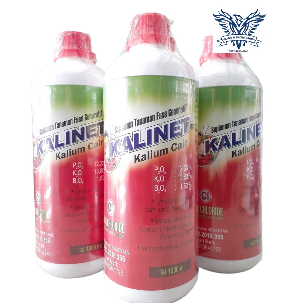 Jual Kalinet 1 Liter Pupuk Kalium Cair Pembuahan dan Anti Moler Merdeka ...