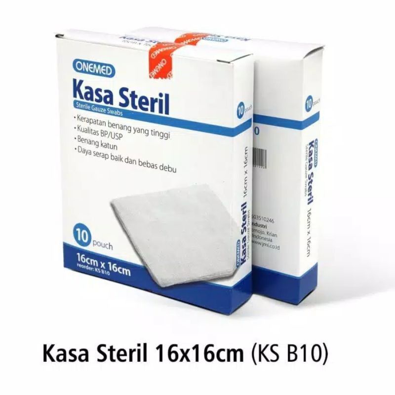 Jual Kasa Steril One Med Onemed 16x16cm Perban Luka, Kasa Steril Pusar ...