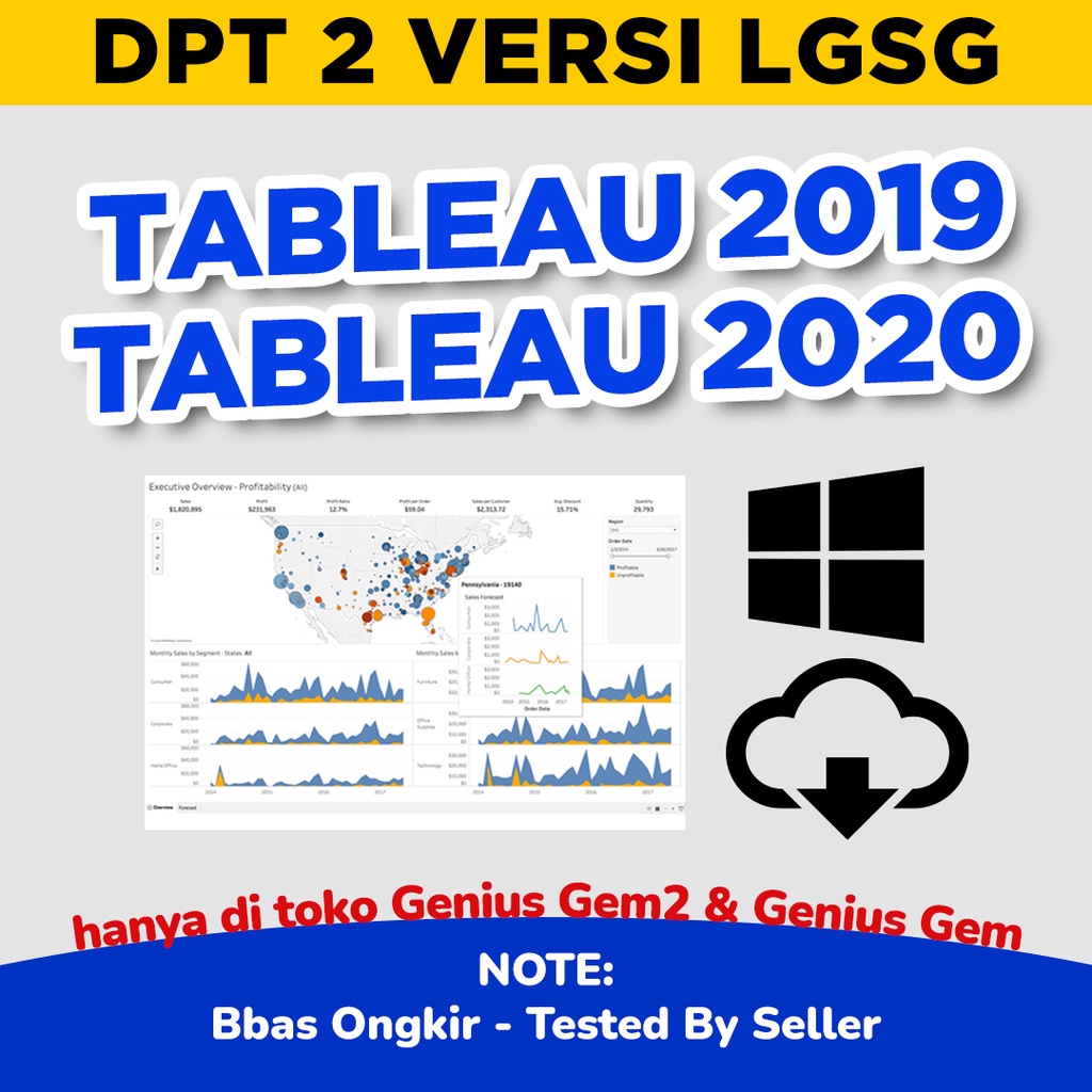 Jual Tableau Desktop Pro 2020 | Shopee Indonesia