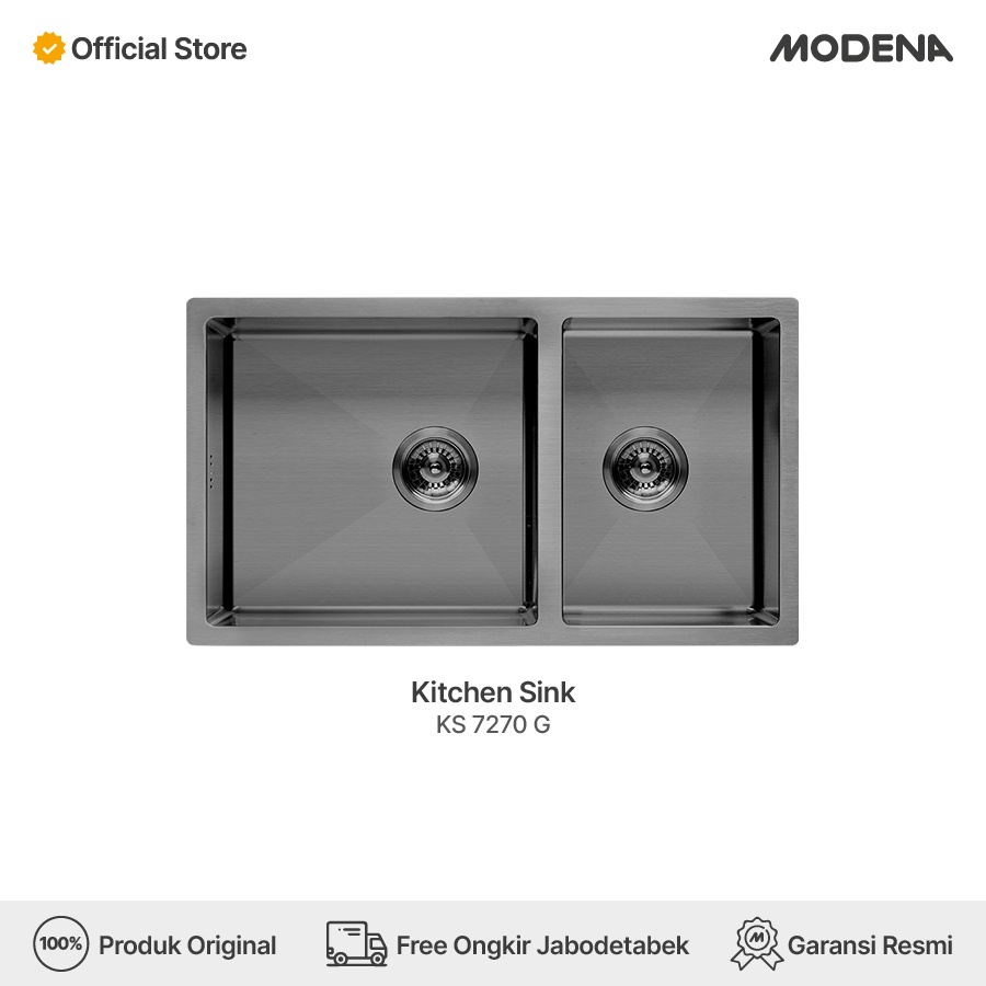 Jual MODENA Kitchen Sink - KS 7270 G | Shopee Indonesia