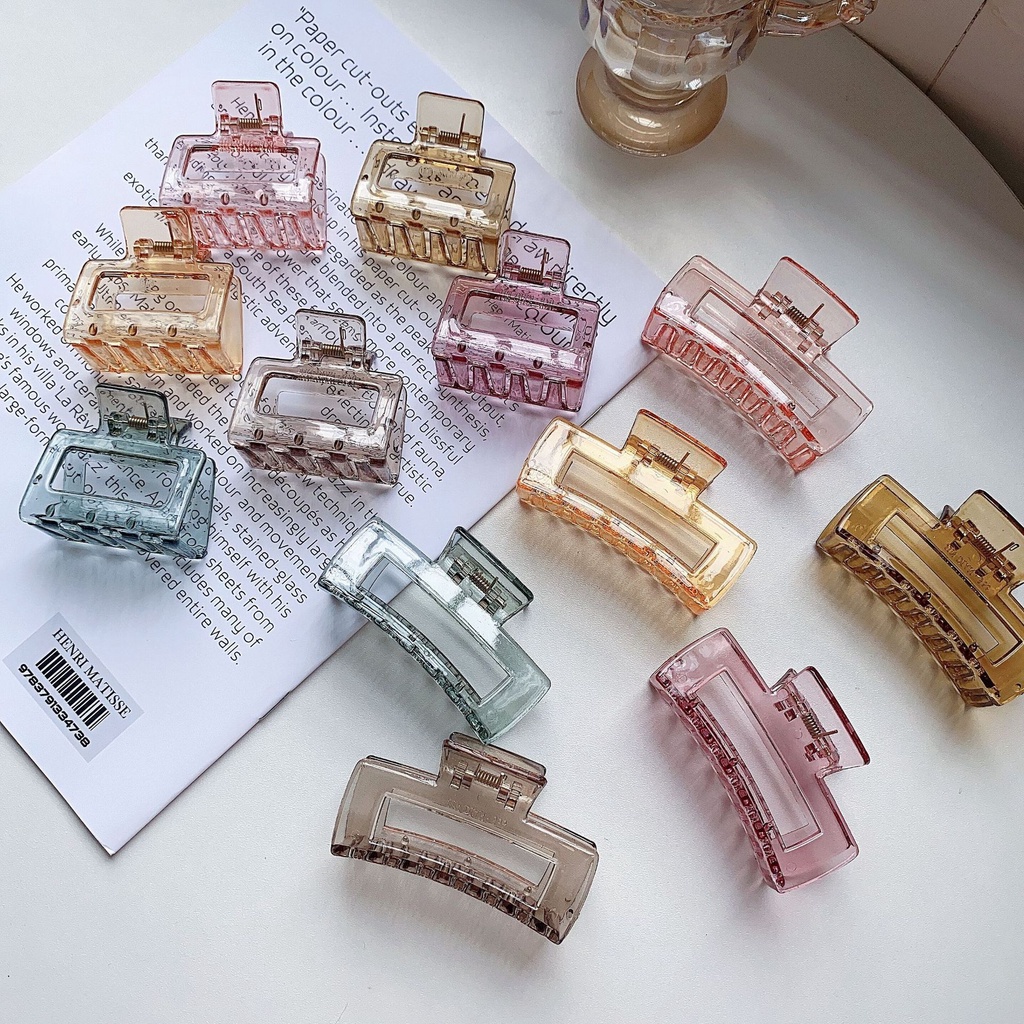 Jual JEPIT JEPITAN JEDAI KLIP RAMBUT KOTAK PERSEGI PANJANG SHARK KOREA ...