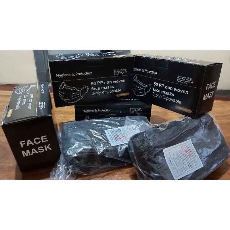 Jual Face Mask Black Edition | Shopee Indonesia