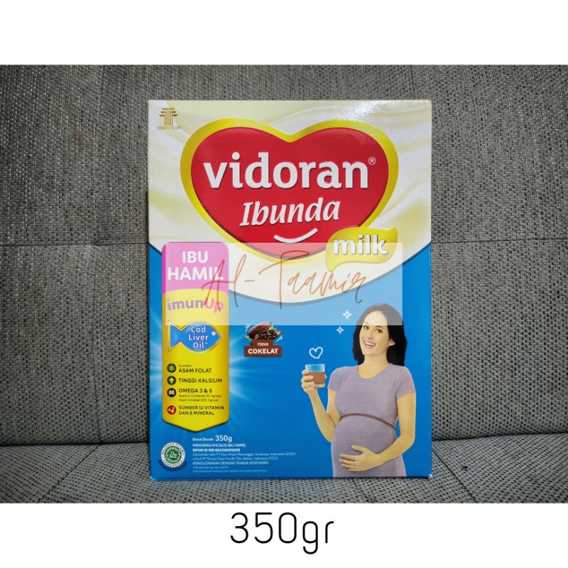 Jual Susu Vidoran Ibunda/ Susu ibu hamil (350 gr &125gr) rasa cokelat ...