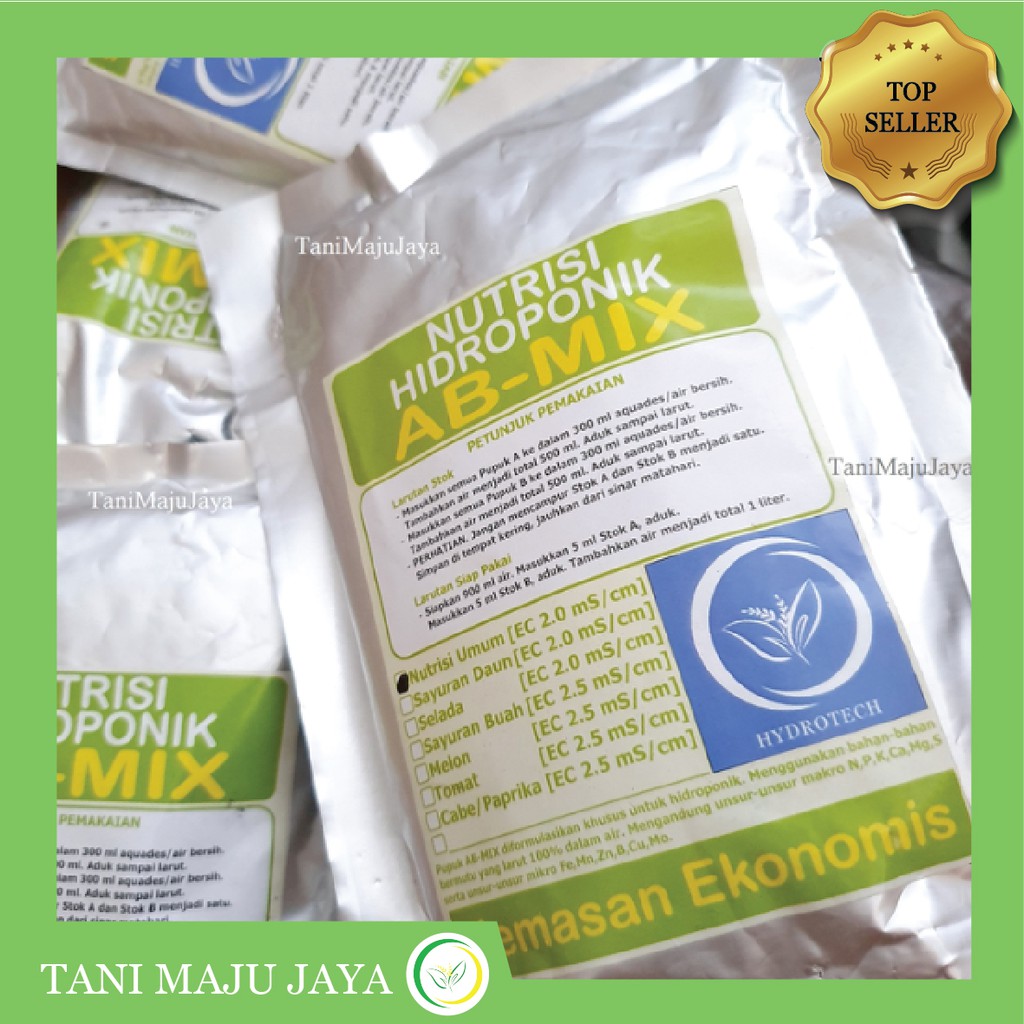 Jual Pupuk Nutrisi Hidroponik AB Mix Umum Kemasan Ekonomis | Shopee ...