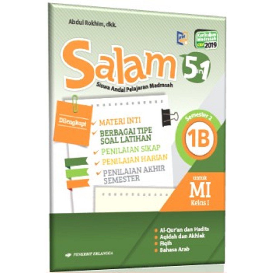 Jual Buku Salam (Siswa Andal 5Pelajaran MI) 5IN1 Kelas 1B K/2019 ...