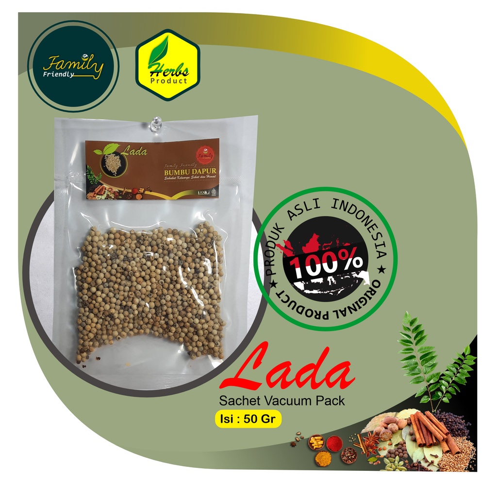Jual Lada, Merica atau Sahang | 50 Gr | Rempah-rempah | Bumbu Masak ...