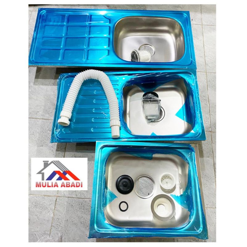 Jual BCP /Bak Cuci Piring Stainless 50cm,,75cm,,96cm TERMURAH | Shopee ...