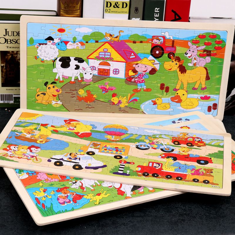 Jual Mainan Edukasi Puzzle / Puzzle Kayu 96 keping / Puzzle Anak Murah ...
