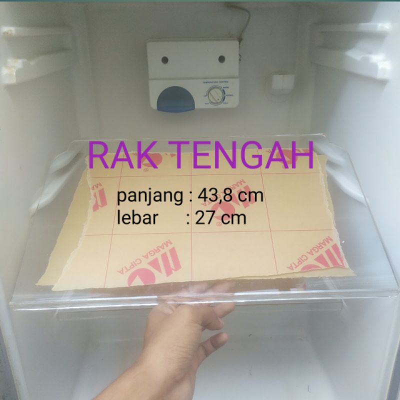 Jual Rak kulkas lemari es toshiba glacio 1 pintu custom | Shopee Indonesia