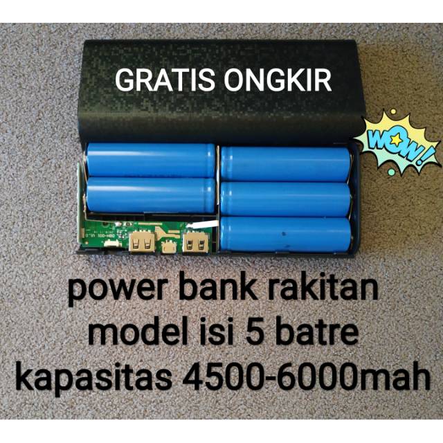 Jual Power bank rakitan KAPASITAS ASLI | Shopee Indonesia