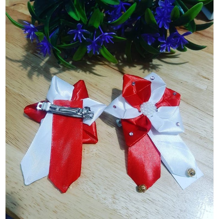 Jual IKAT RAMBUT SEPASANG MERAH PUTIH MERDEKA | Shopee Indonesia