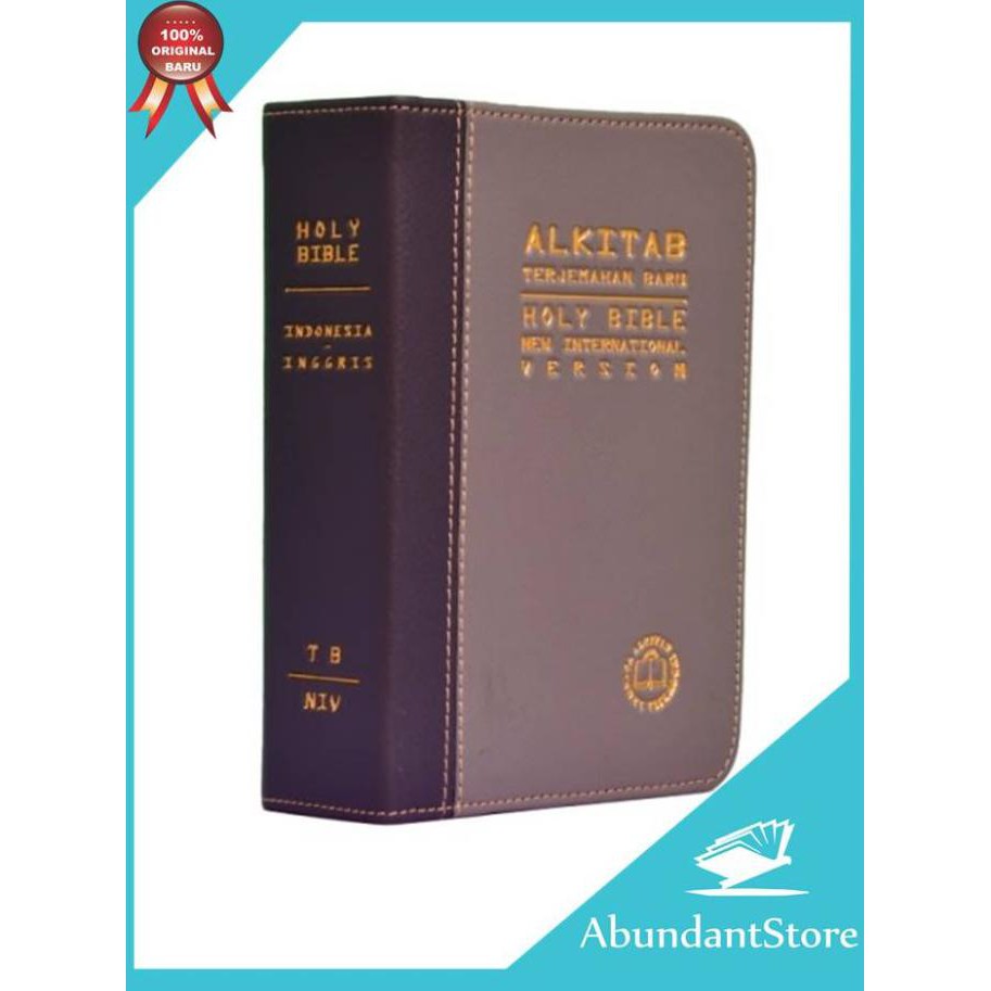 Jual Alkitab Niv Dua Bahasa (Indonesia-Inggris) - Alkitab 055 Ti Niv ...
