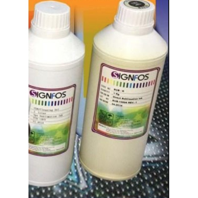 Jual TINTA SUBLIM SABLON SUBLIME PRINTER INKJET KOREA SIGNFOS 1L ...