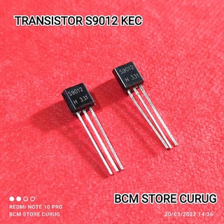 Jual 10 BUAH TRANSISTOR S9012 S9012C 9012 TO-92 PNP 40V 0.5A | Shopee ...