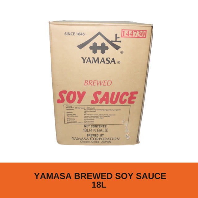 Jual Yamasa Brewed Soy Sauce / Yamasa Soy Sauce / Yamasa shoyu 18L ...