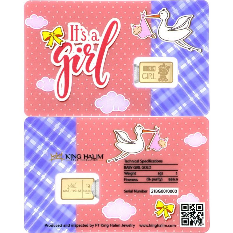 Jual Logam Mulia Lantakan Emas Baby Girl | Shopee Indonesia