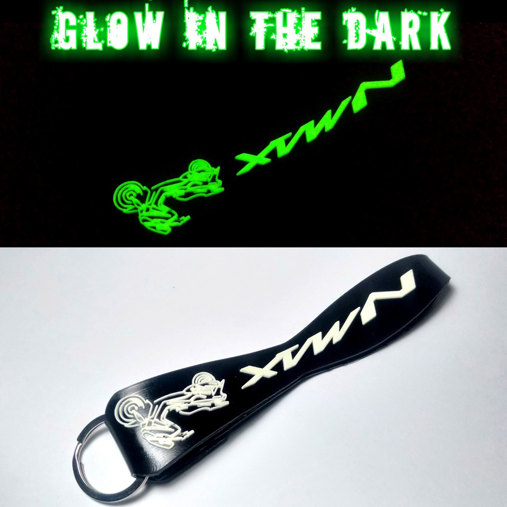 Jual GANTUNGAN KUNCI MOTOR NMAX GLOW IN THE DARK DESIGN UNIK KEREN ...