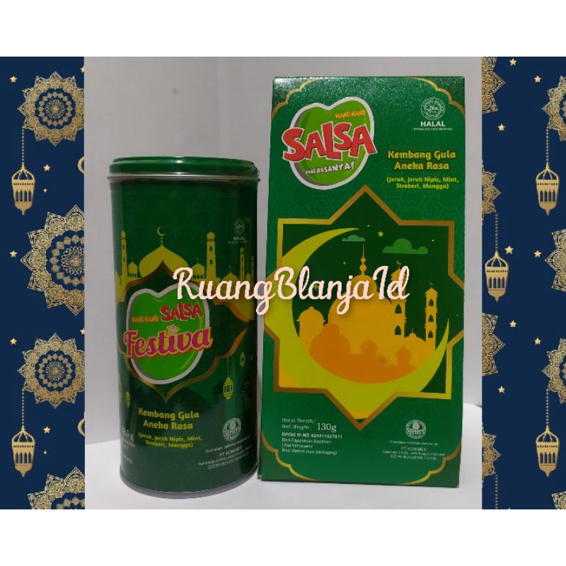 Jual PERMEN NANO NANO SALSA FESTIVA KALENG 82.5GR / Permen KEMBANG GULA ...