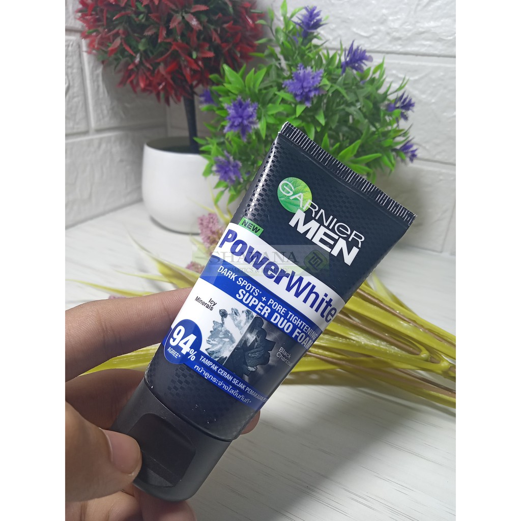Jual Garnier Men Power White Super Duo Foam 50 ml | Shopee Indonesia