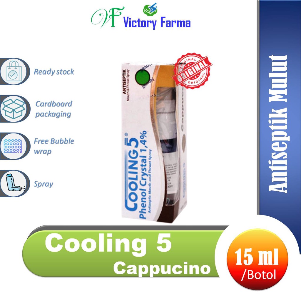 Jual Cooling 5 Cappucino Spray 15 ml | Shopee Indonesia