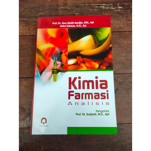 Jual Buku KIMIA FARMASI ANALISIS by Prof.Dr.Ibnu Gholin | Shopee Indonesia