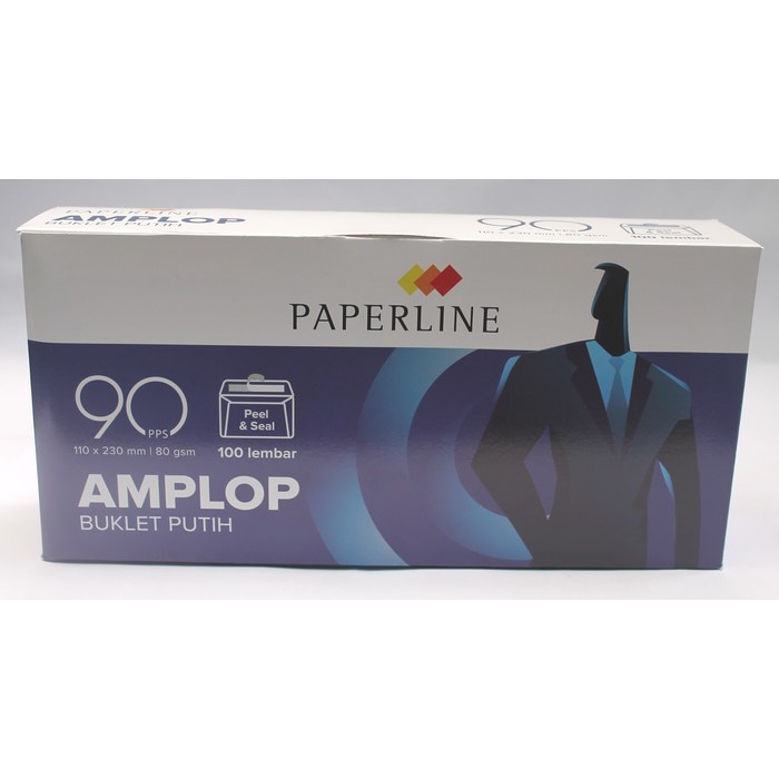 Jual AMPLOP PUTIH POLOS 90 PPS PAPERLINE (1PAK) | Shopee Indonesia