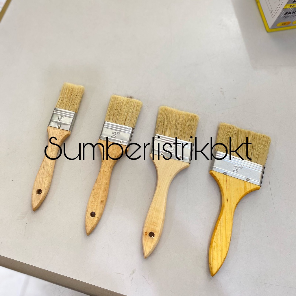 Jual KUAS CAT UKURAN 1,5 INCHI 2 INCHI 2,5 INCHI 3 INCHI KUALITAS BAGUS ...