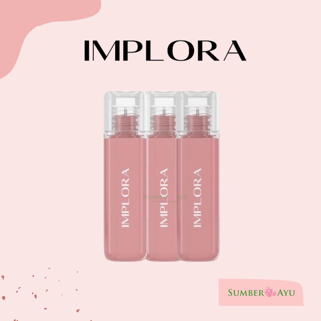 Jual COD IMPLORA JELLY TINT LIPTINT IMPLORA TERBARU | Shopee Indonesia