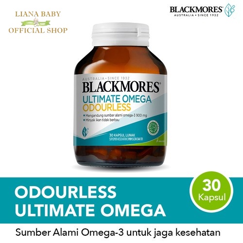 Jual VITA75 BLACKMORES VITAMIN ULTIMATE OMEGA ODOURLESS MENGANDUNG ...