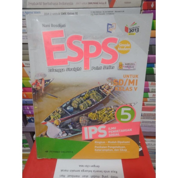 Jual buku IPS untuk SD kelas 5 esps simple modern kurikulum 2013 edisi ...