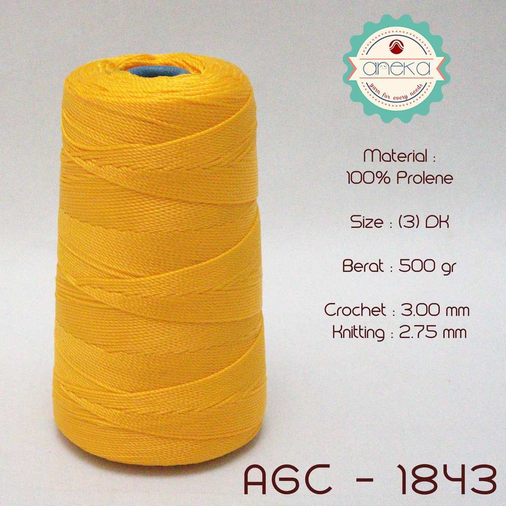 Jual ANEKA - Benang Rajut Anggrek Cones / Nylon PP Yarn - 1843 | Shopee ...