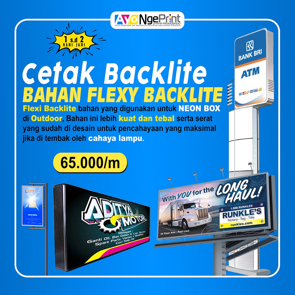 Jual Cetak Spanduk Flexy Backlite | China, Korea, Jerman | Banner Untuk ...