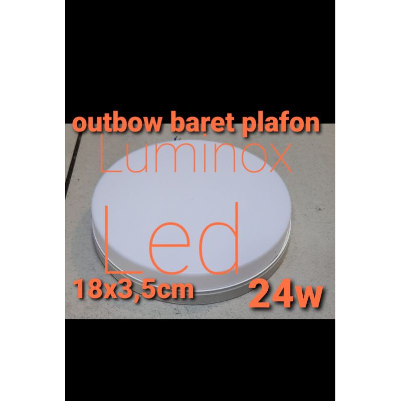 Jual kap baret led bulat 24watt 24 w / lampu teras plafon led 24w 24 ...