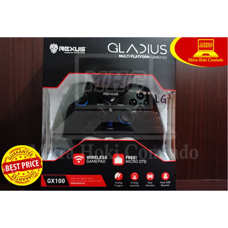 Jual Gamepad Gaming Rexus Gladius Wireless GX100 | Shopee Indonesia