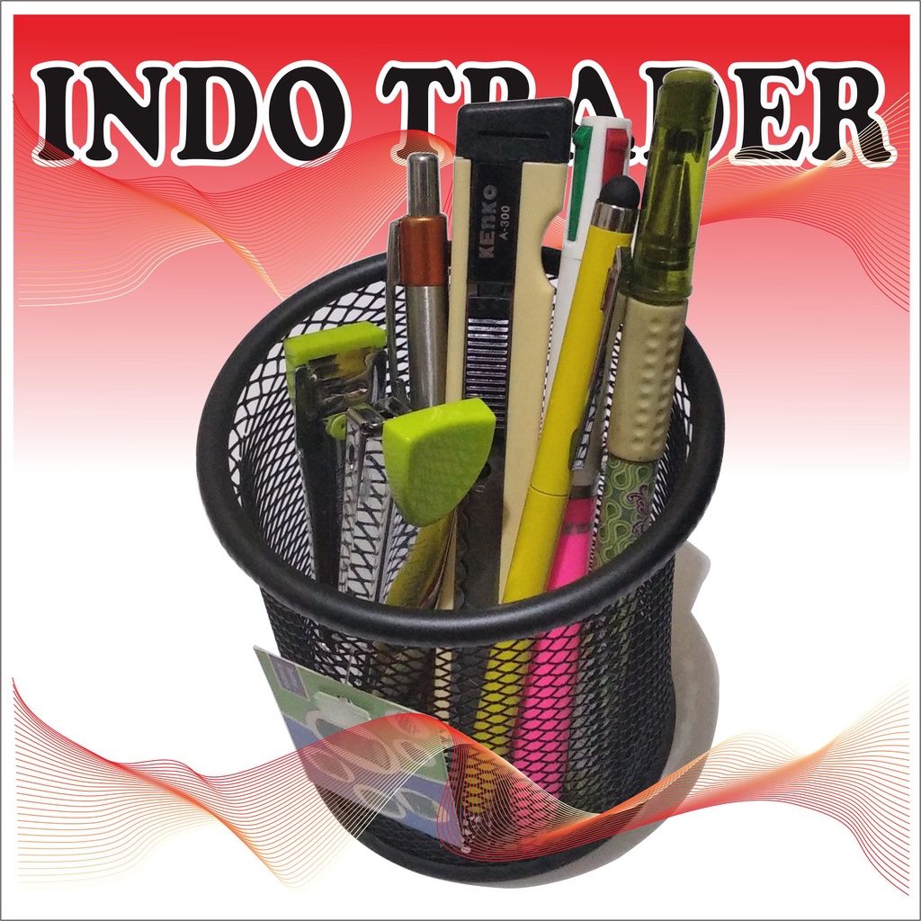 Jual Tempat Ballpoint/Pulpen/Pensil Bahan Metal/Besi Bentuk Kecil Mungi ...