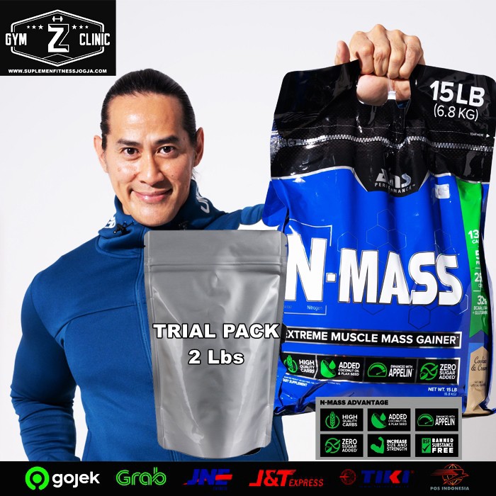 Jual ANS NMASS N MASS N-MASS GAINER 2LBS Trial Pack | Shopee Indonesia