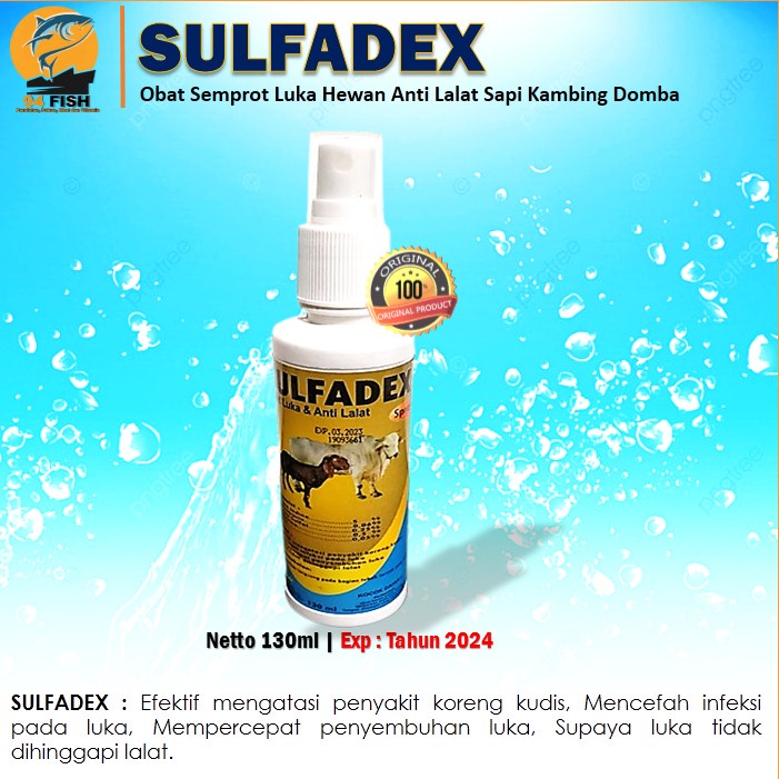Jual SULFADEX Spray Obat Luka Sapi, Kambing Domba Kerbau dan Anti Lalat ...