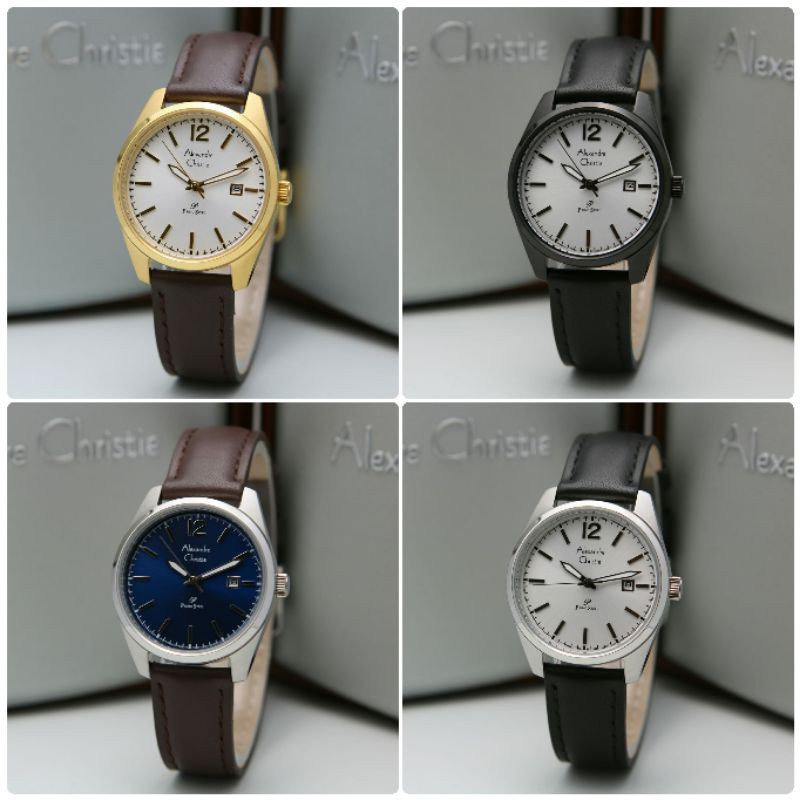Jual jam tangan wanita alexandre christie ac 1012 kulit original garansi resmi 1 tahun | Shopee ...
