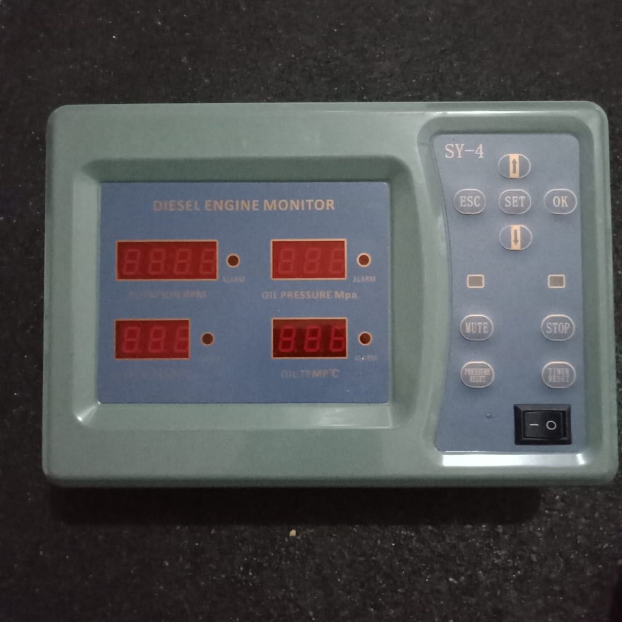 Jual Indikator mesin diesel kapal dengan alarm sy-4 monitor diesel ...