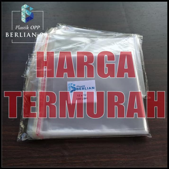 Jual Plastik Opp 12X12 Cm 20 Mic Plastik Kue / Plastik Roti Isi 100 Lbr ...