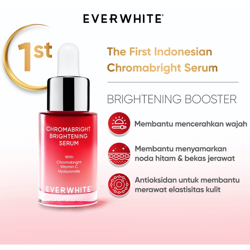 Jual Everwhite chromabright brightening essence serum 20ml | Shopee ...