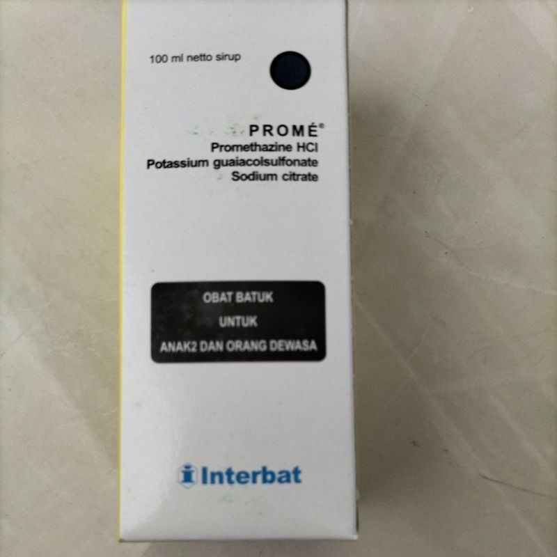 Jual PROME SIRUP 100ML/OBAT BATUK ANAK DAN DEWASA / BATUK ALERGI/ BATUK ...