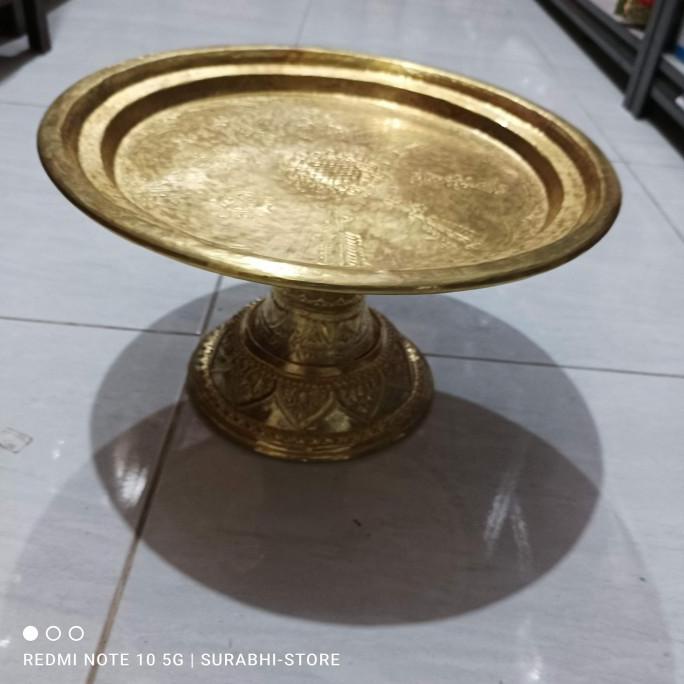 Jual favorit] Dulang bahan kuningan ringan Besar 37 cm | Shopee Indonesia