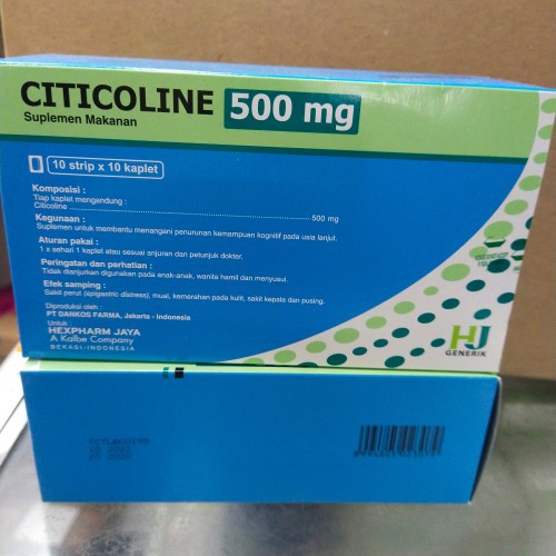Jual CITICOLINE / SITIKOLIN / CITIKOLIN HJ box isi 100 | Shopee Indonesia