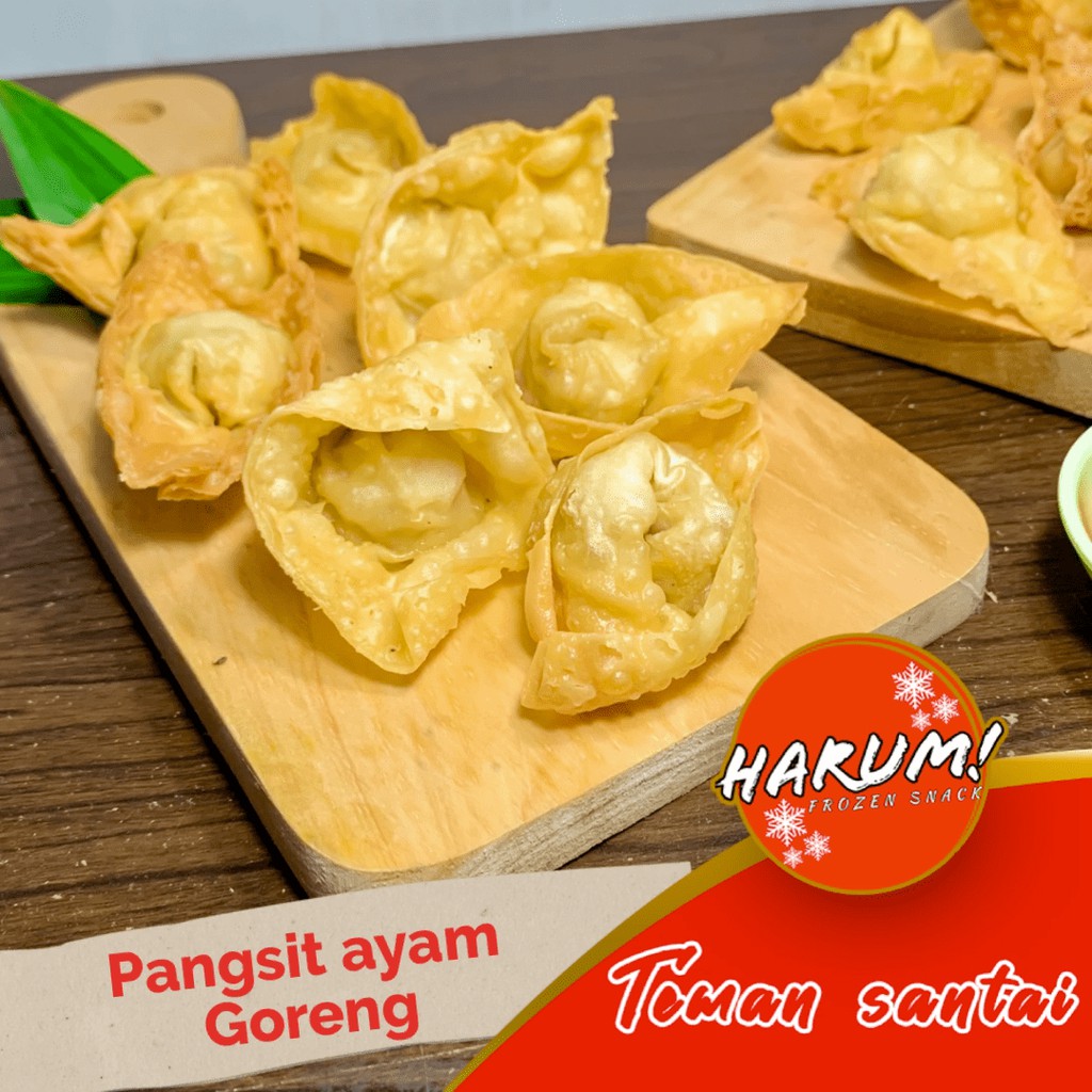 Jual frozen food Pangsit goreng ayam 15 pcs | Shopee Indonesia