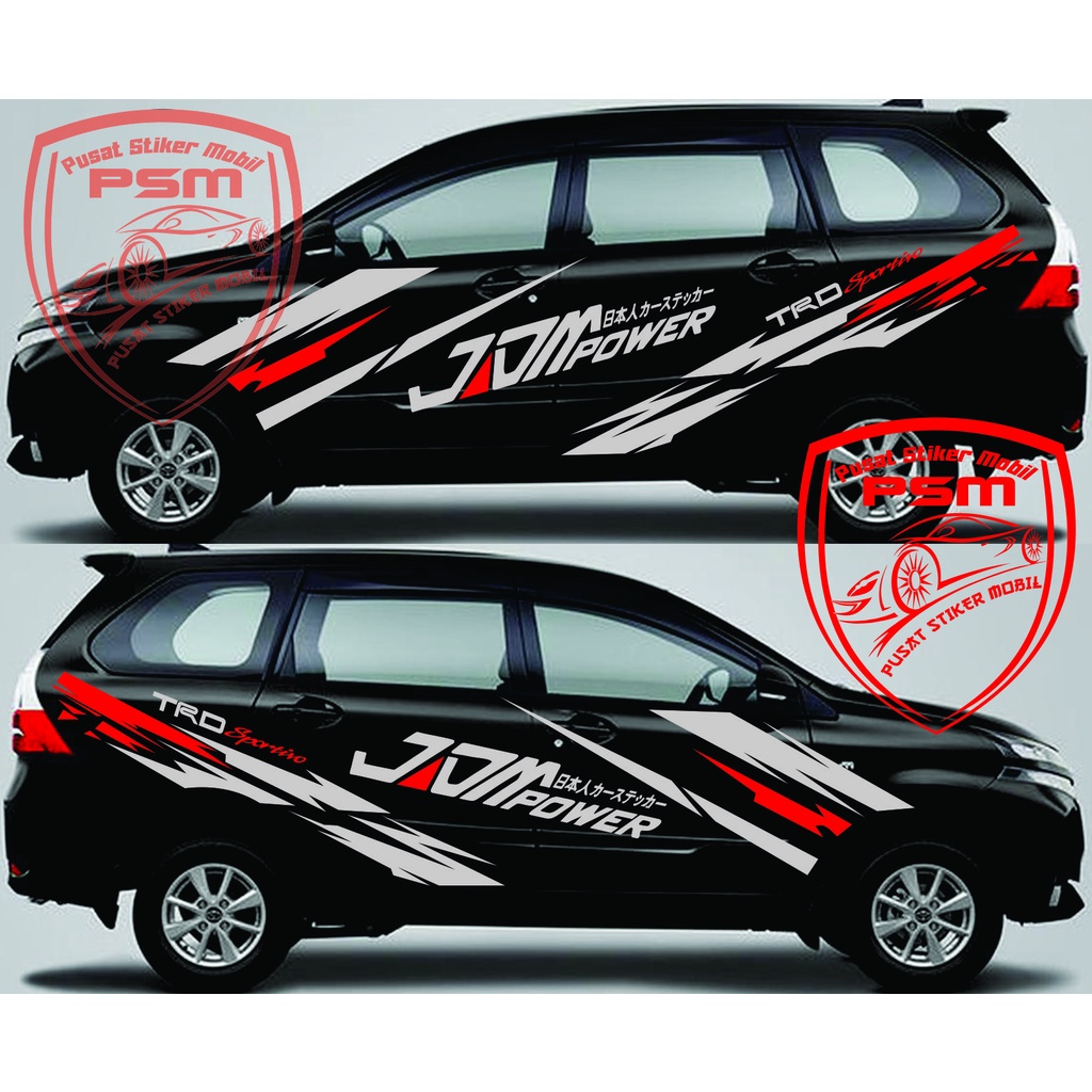 Jual Terbaru stiker body mobil stiker Toyota Innova sticker list body ...