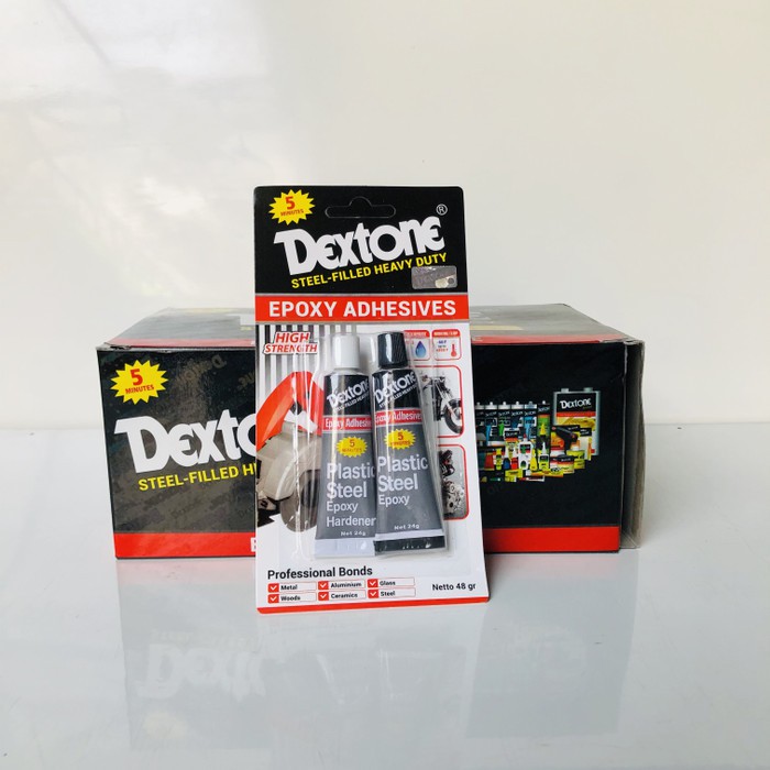 Jual Lem Besi Dextone Steel 48 gram / Lem Serba Guna | Shopee Indonesia