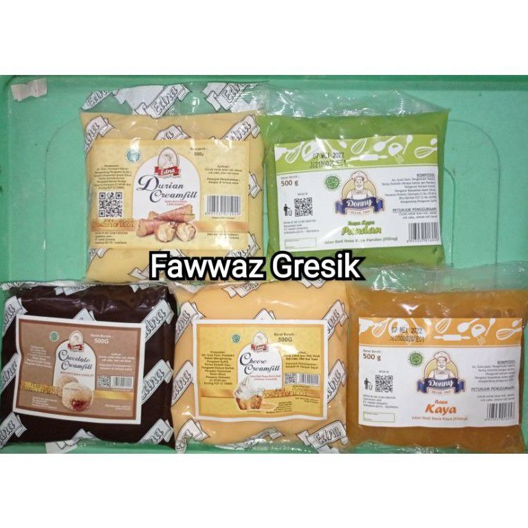Jual Selai Roti Isian Edna Donny Creamfill Srikaya Pandan Keju Durian ...